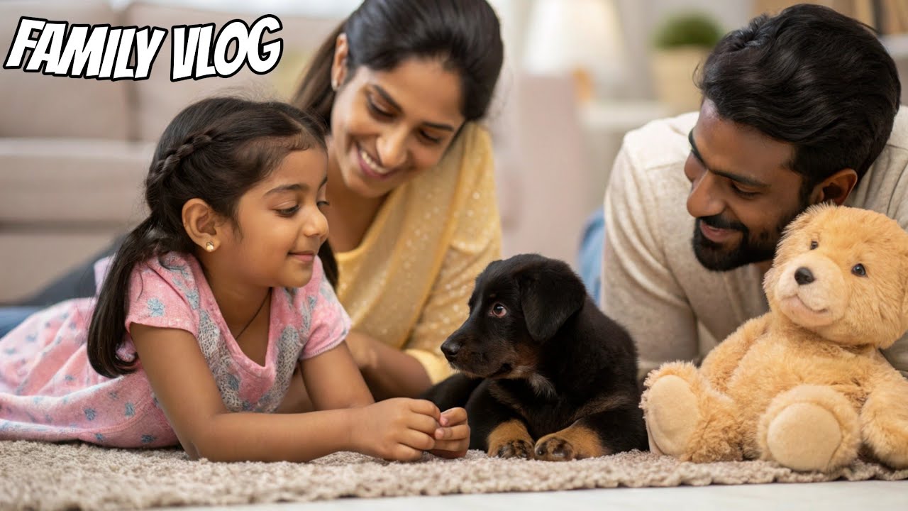A day with dog & girl || vlog|family vlog #dog #vlog #familyvlog - YouTube