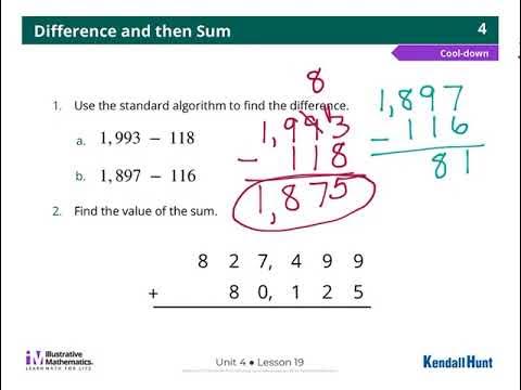 Illustrative Math grade 4 lesson unit 4 cool down 19 - YouTube