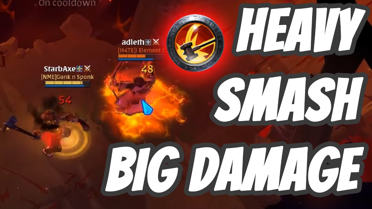 ONE HAND HAMMER | Thor's Hammer | Massive Damage | Albion Online - YouTube