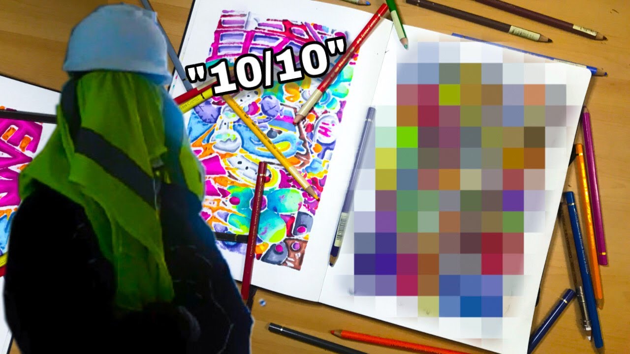 Drawing with COLORED PENCILS for the First Time Ever! - YouTube