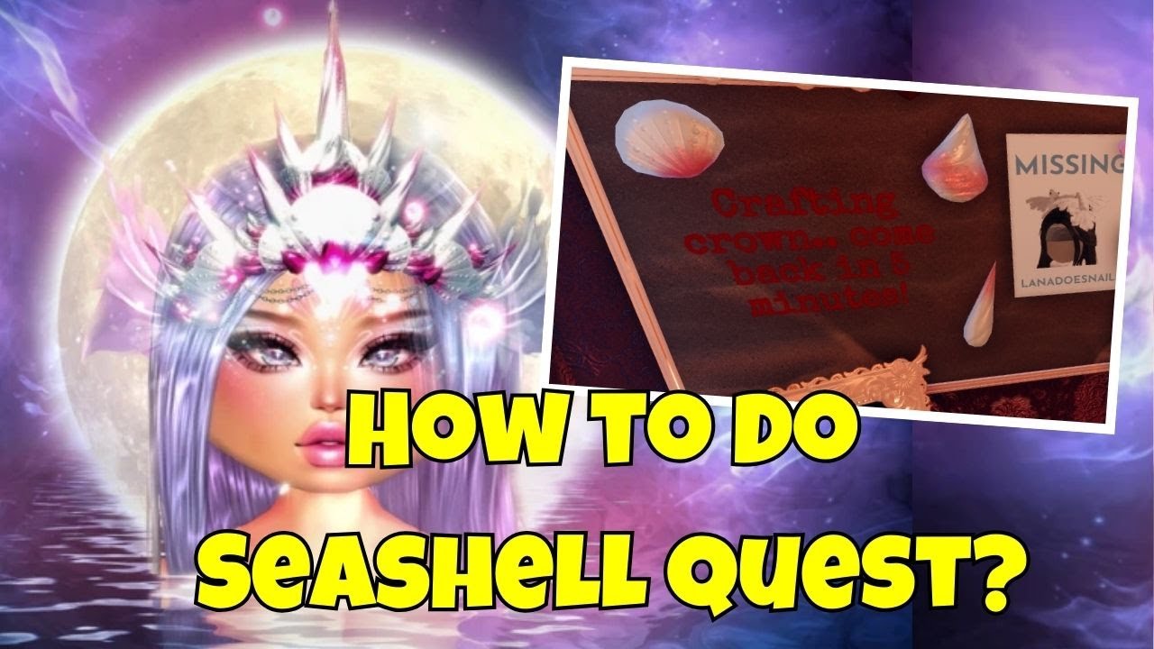 *NEW SEASHELL QUEST* ALL 3 SEASHELL LOCATIONS | DRESS TO IMPRESS ...