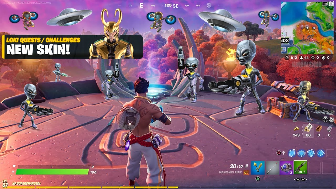 Aliens Spotted NOW in Fortnite Season 7 - YouTube