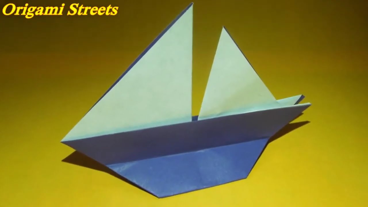 Как сделать кораблик из бумаги. - YouTube
