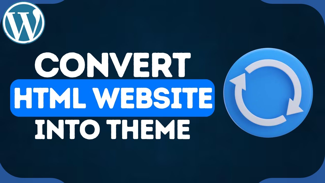 How To Convert Html Website Into Wordpress Theme Step By Step Youtube