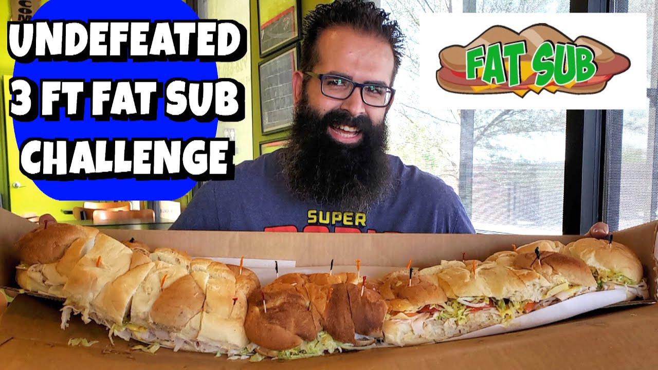 Undefeated 3 Foot Mega Sub Challenge | Fat Sub in Lake Havasu | Freak ...
