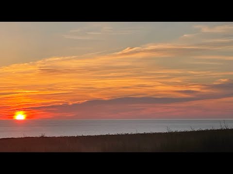 Sunset in Cornwall in July 2022 - posted today to celebrate St Pirans Day - 5th March