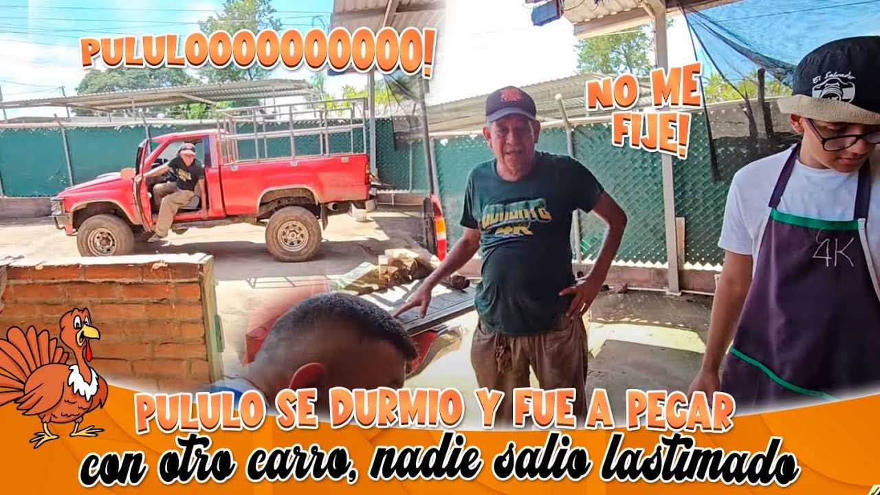 Pululo no se dio cuenta y fue a chocar con otro carro. Todos dejaron de ...