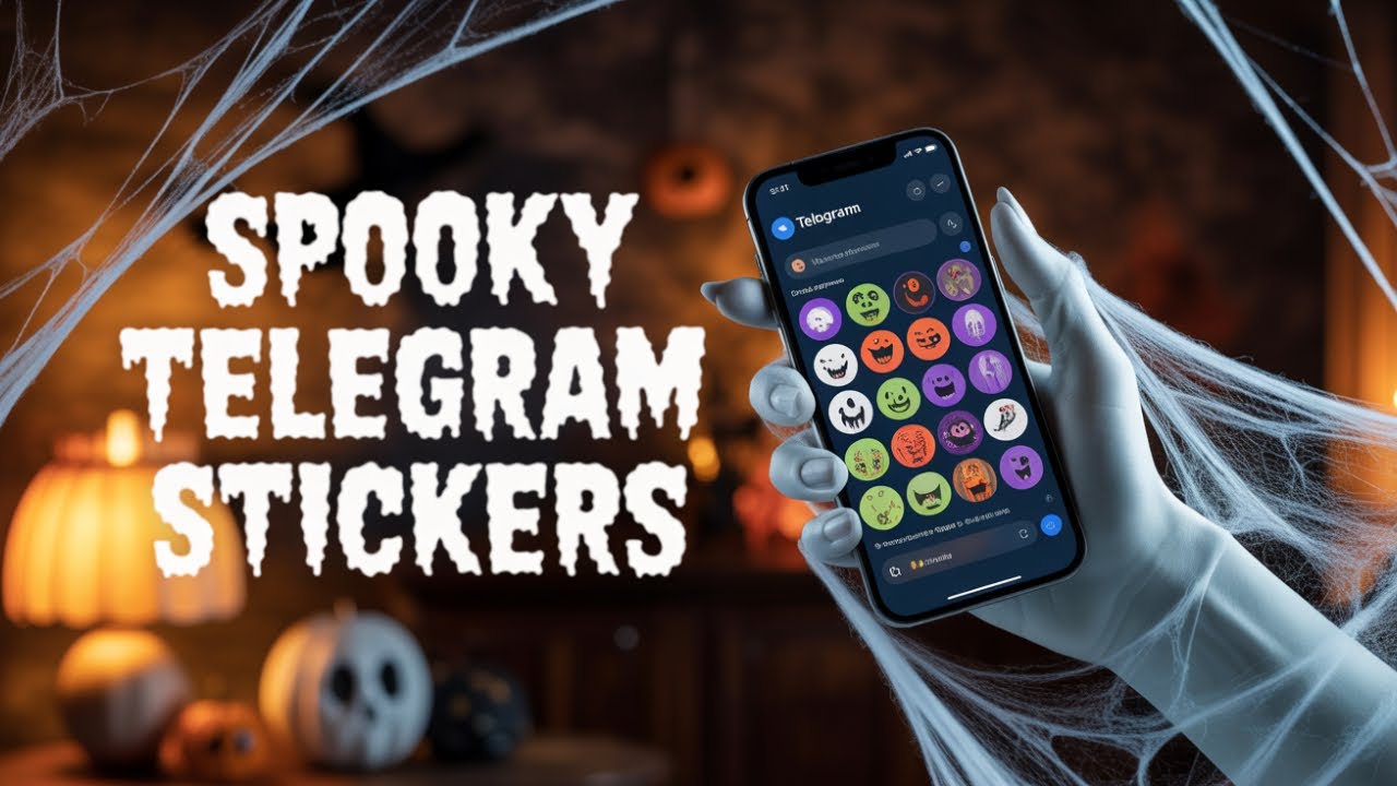 How to Add Spooky Stickers to Telegram - Step By Step Guide - YouTube