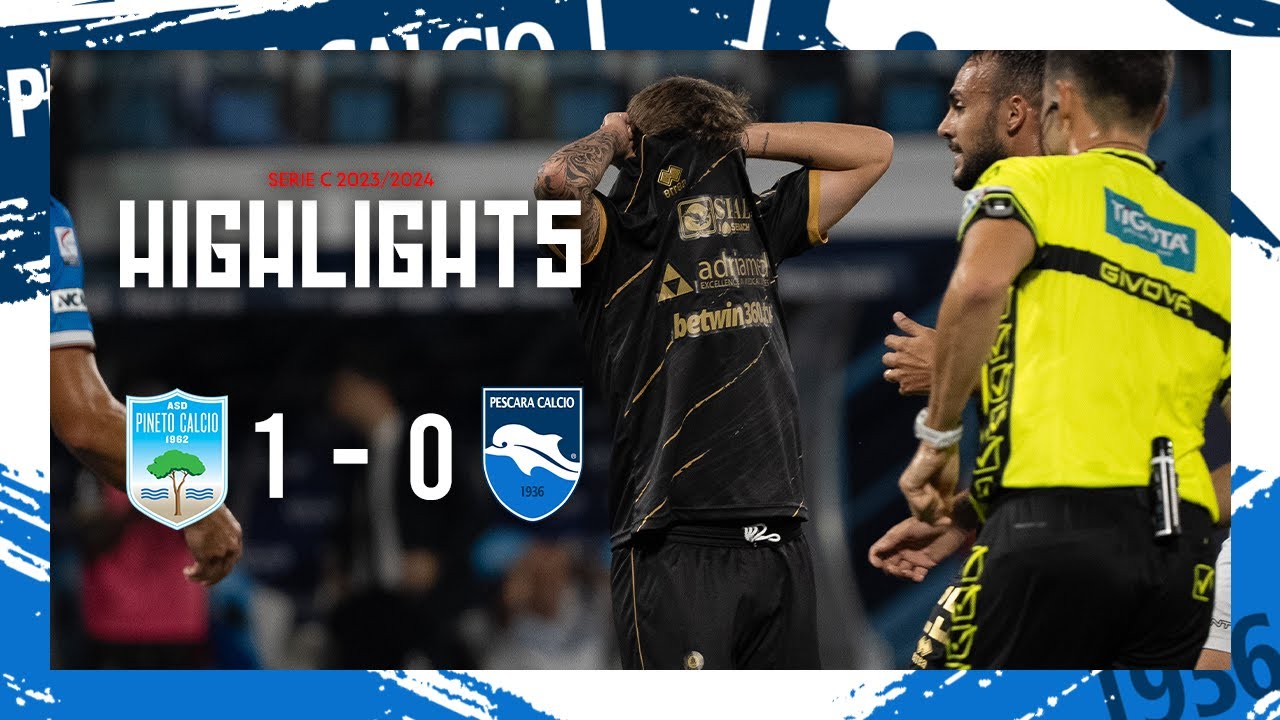 PINETO - PESCARA 1-0 | Highlights - YouTube