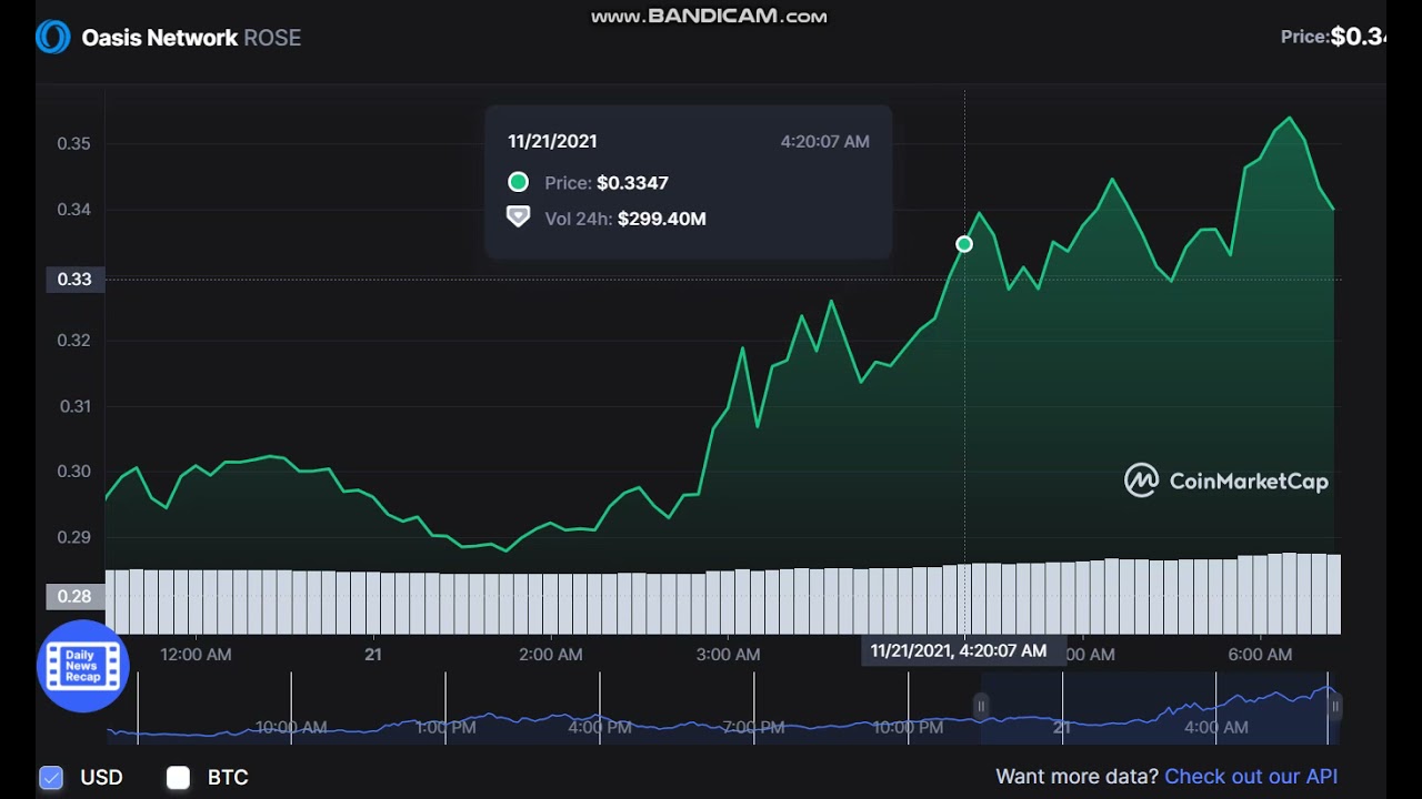 Oasis Network ROSE - Oasis Network to USD Chart - YouTube