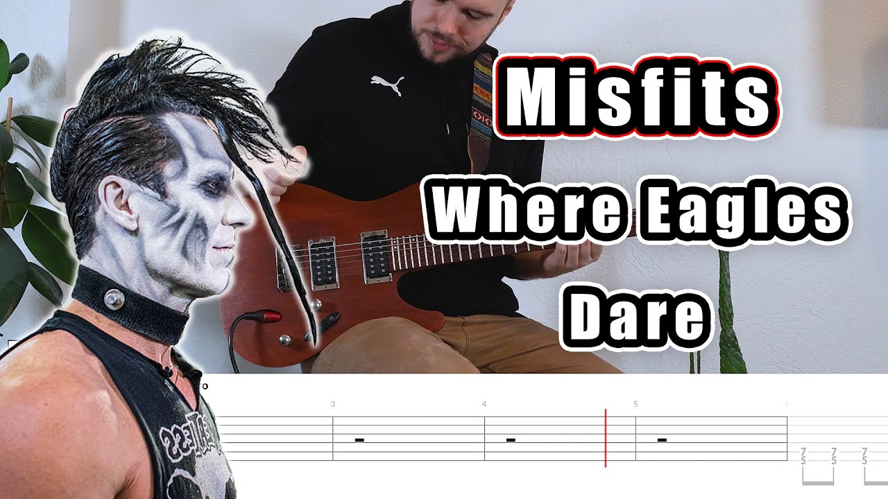 Misfits - Where Eagles Dare | Guitar Tabs Tutorial - YouTube
