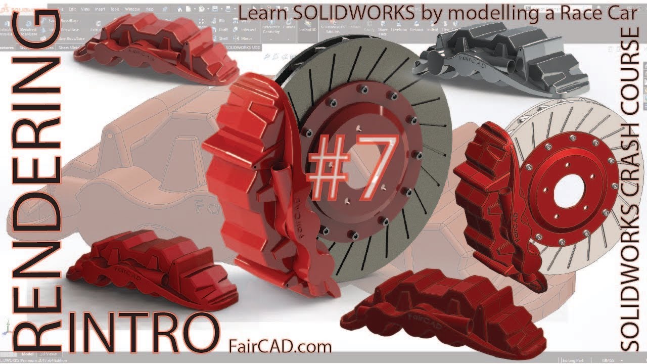 Lesson 7: Rendering in SOLIDWORKS, Introduction I Learn SOLIDWORKS by ...