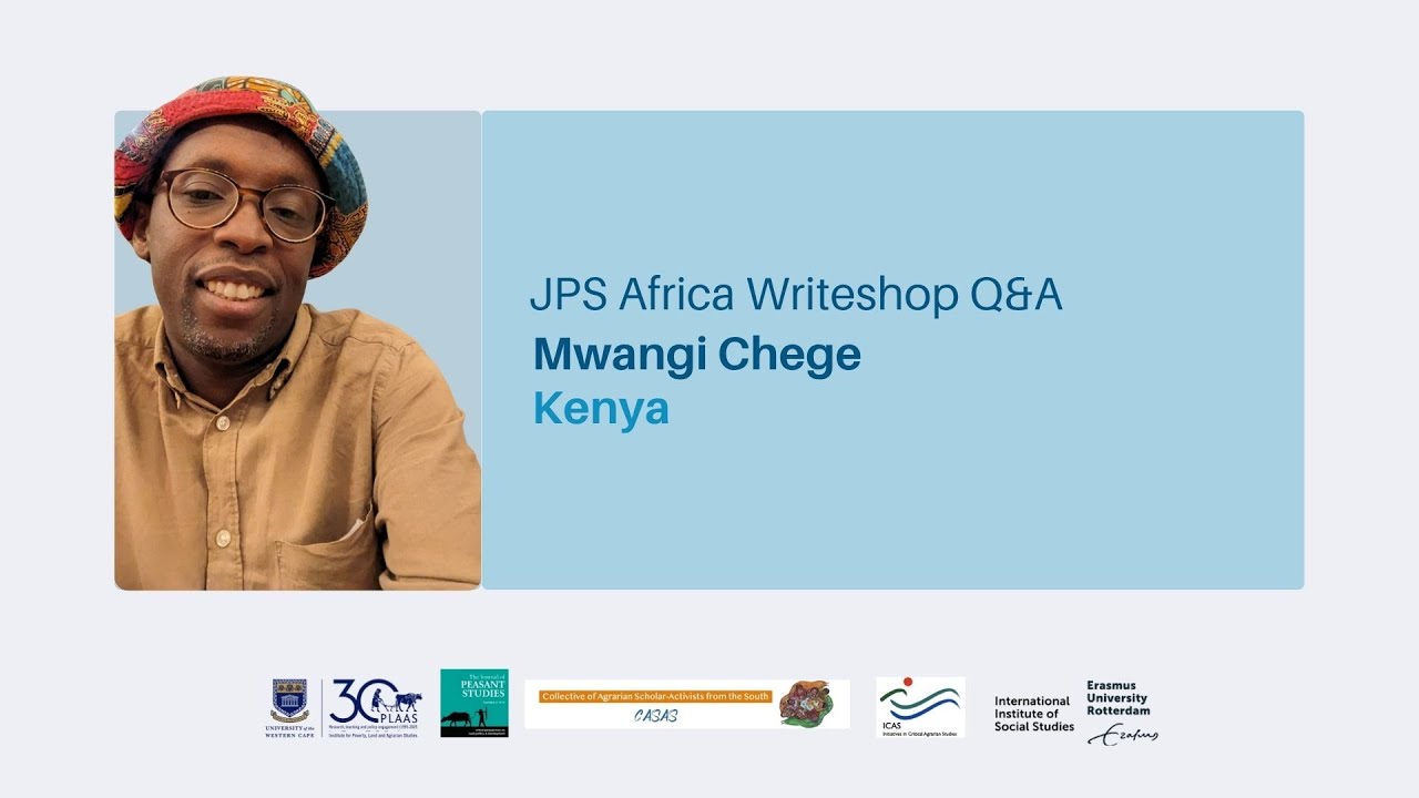 JPS Africa Writeshop 2025 with Mwangi Chege - YouTube