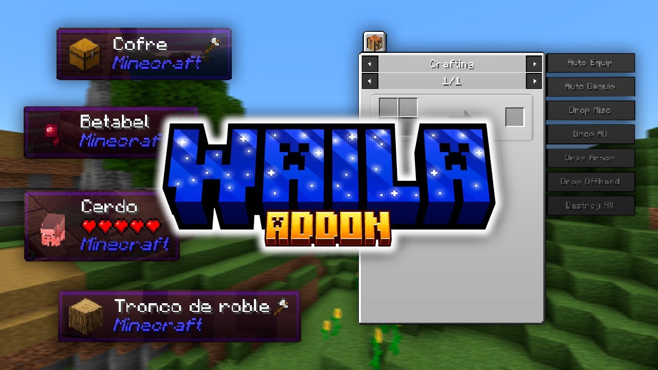 DESCARGA WAILA ADDON para MINECRAFT BEDROCK 1.21 | IGUAL A JAVA! - YouTube