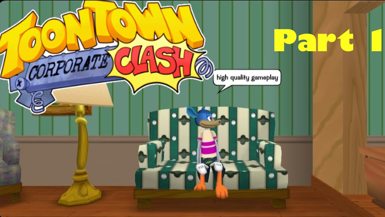 Toontown Corporate Clash Full Game - Part 1: Toontown Central - YouTube