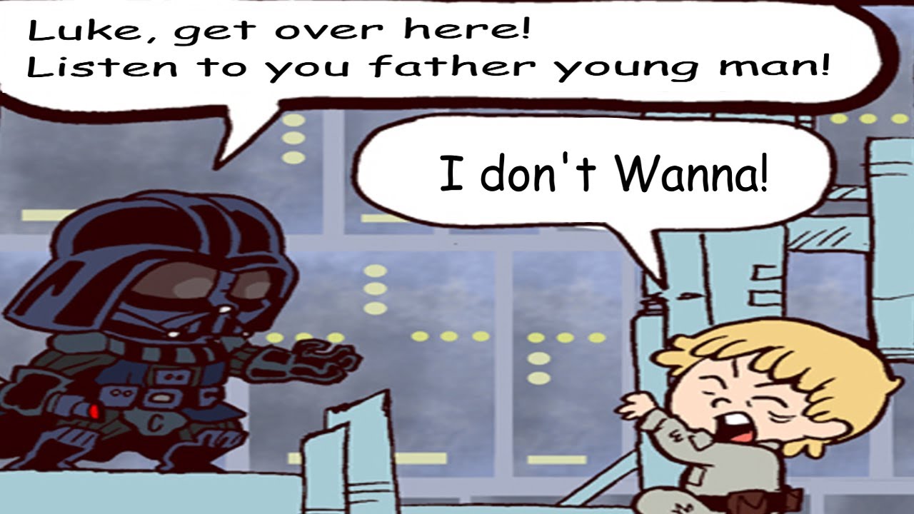 [Star Wars Comic Dub] The Truth about Luke's Father - YouTube