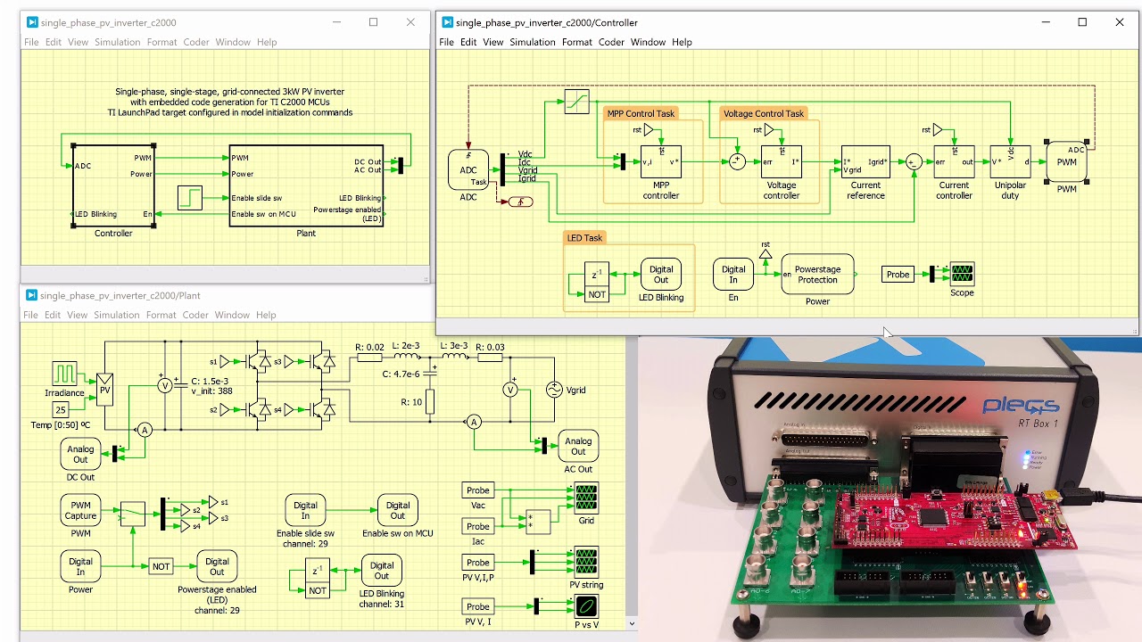 Multi-Tasking Code Demo: Single-Phase PV Inverter (Part-1) - YouTube