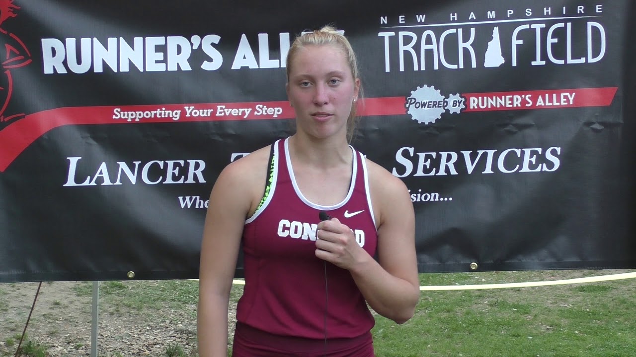 2018 D1 400 & 200 State Champ Concord's Grace Devanny - YouTube