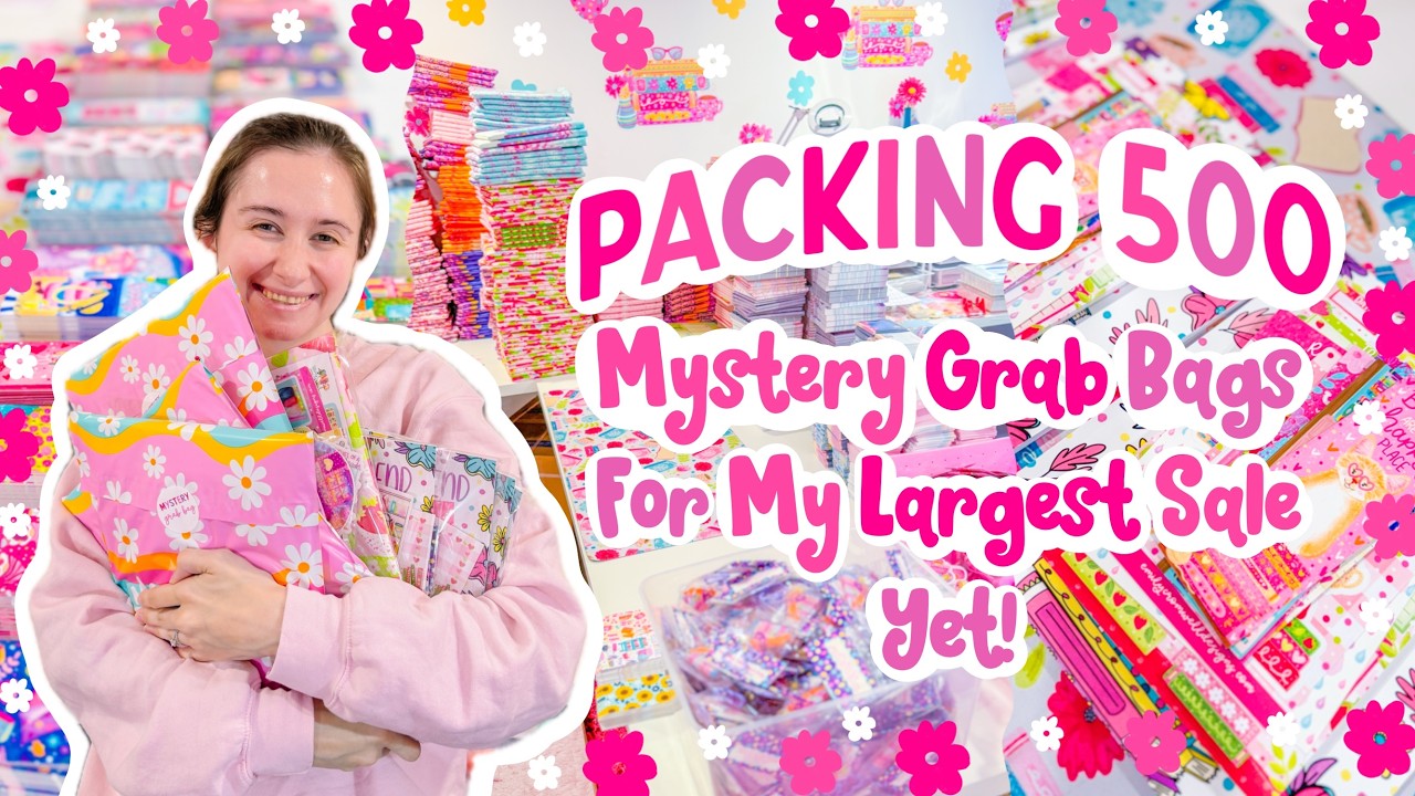 Packing 500+ Mystery Grab Bags for My Biggest Sale Yet! 🩷 SMALL ...