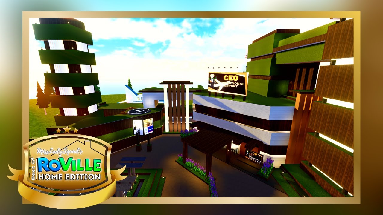🏡 CEO AIRPORT VER 2 || Best Of RoVille - Home Edition With House Code ...