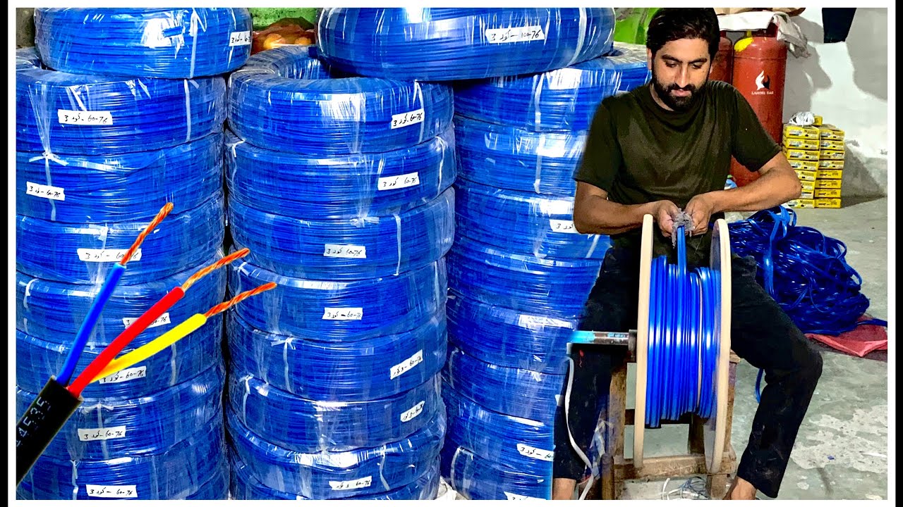 Amazing Electrical Wire Manufacturing Process | How An 3core Electrical ...