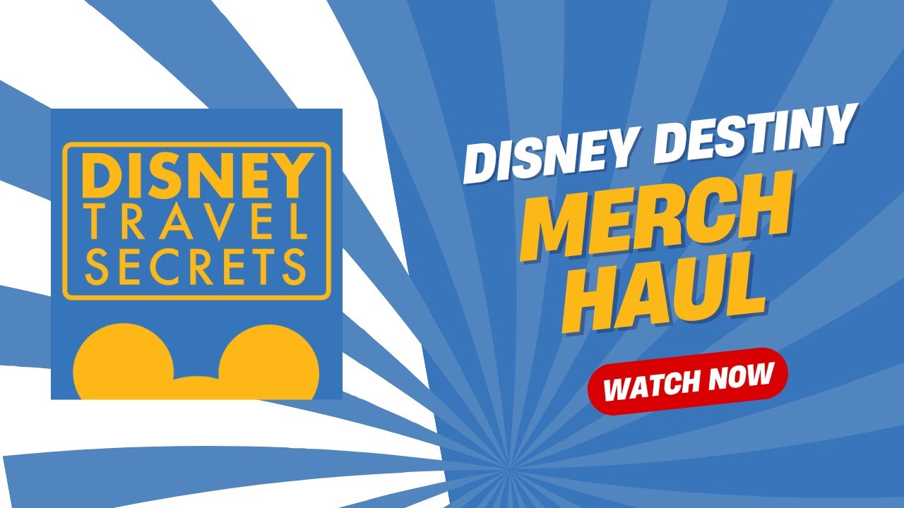 Disney Destiny MERCH HAUL - YouTube