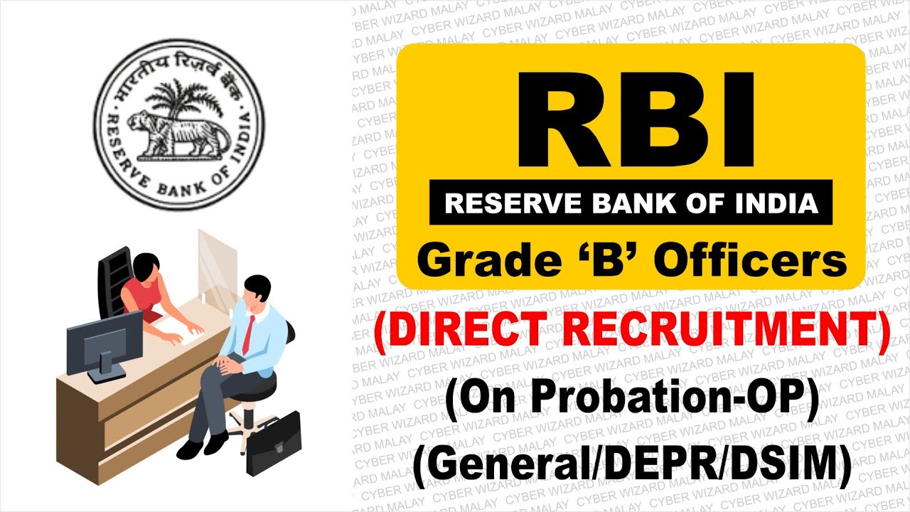 RESERVE BANK OF INDIA OFFICERS IN GRADE 'B' - YouTube