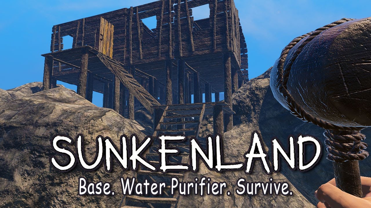 Sunkenland | Starting to Build Base and Water Purifier | S1 EP4 - YouTube