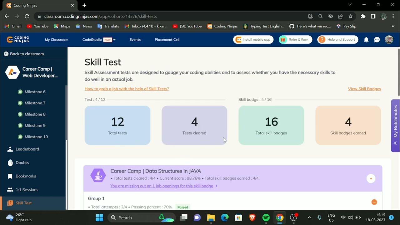 Crack The Coding Ninjas Java Skill Test With These Tips And Tricks Youtube