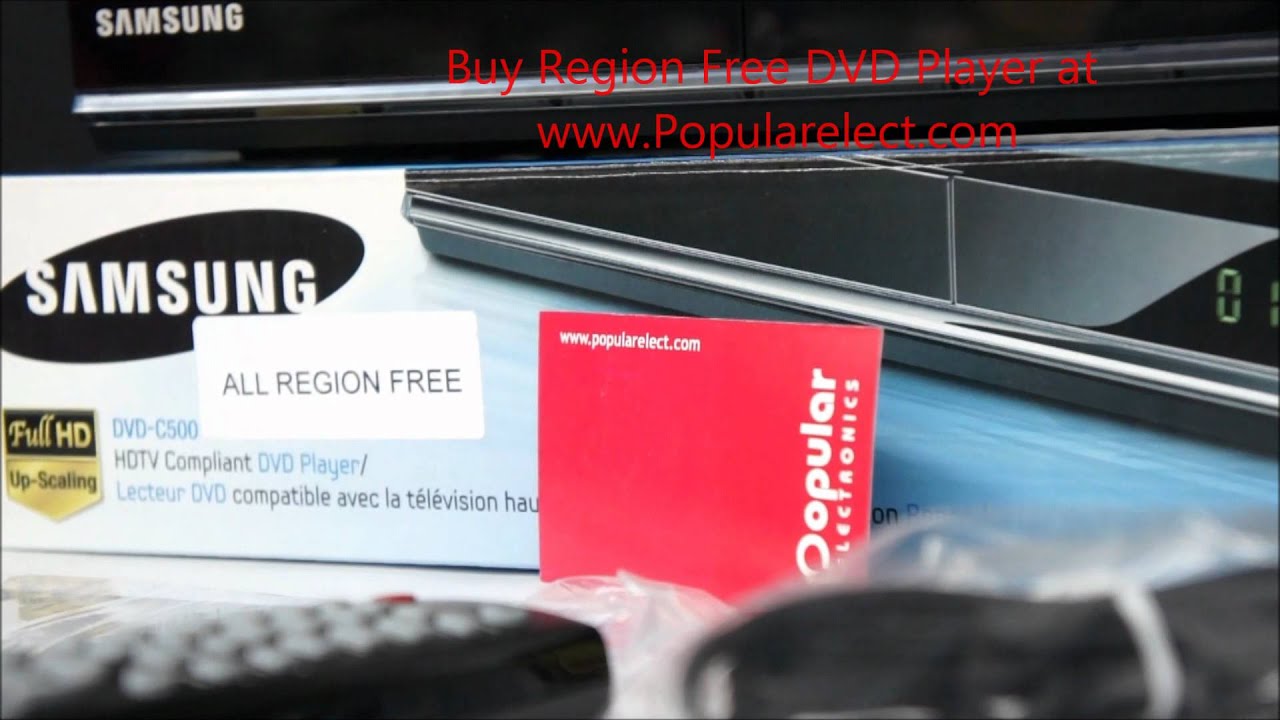 Samsung DVD-C500 HDMI Region Free DVD Player - Popular Electronics ...