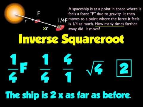 Inverse Squareroot Example - YouTube