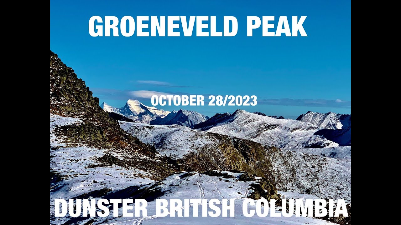 GROENEVELD PEAK IN THE BEAUTIFUL ROBSOB VALLEY OF NORTHERN BRITISH ...