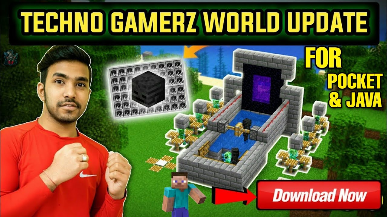 How to Download Techno Gamerz Minecraft World with Wither Skull Farm ...