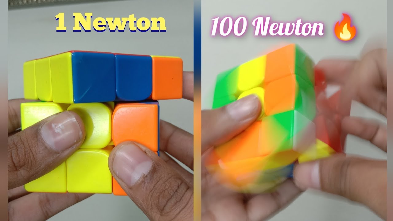 1 Newton vs 100 Newton be like....... - YouTube