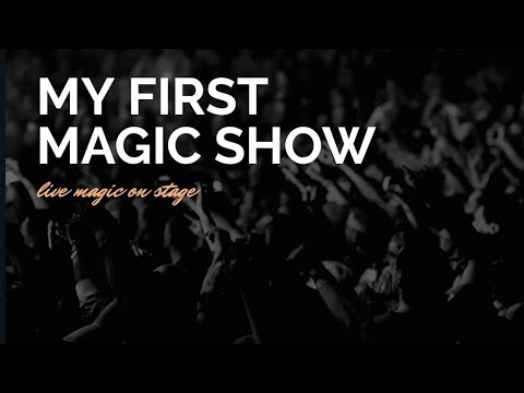 My First MAGIC show!? - YouTube