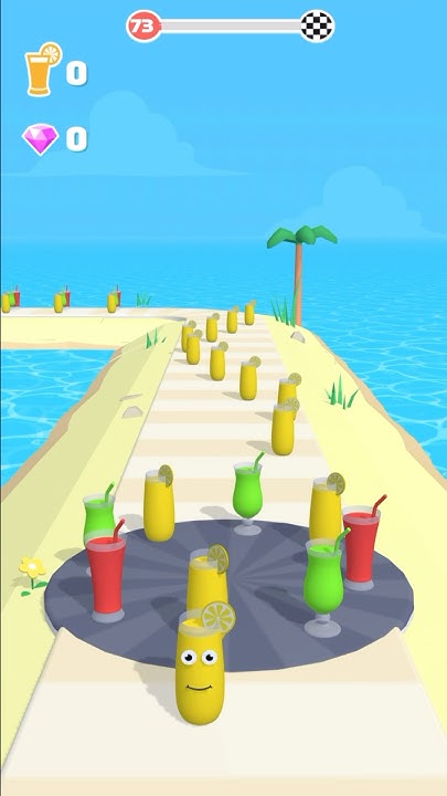 73 Juice Run 🥤 🤩🧃 👾 Satisfying And Relaxing ASMR Sound Gameplay. #stmkgaming #shorts #gaming ...