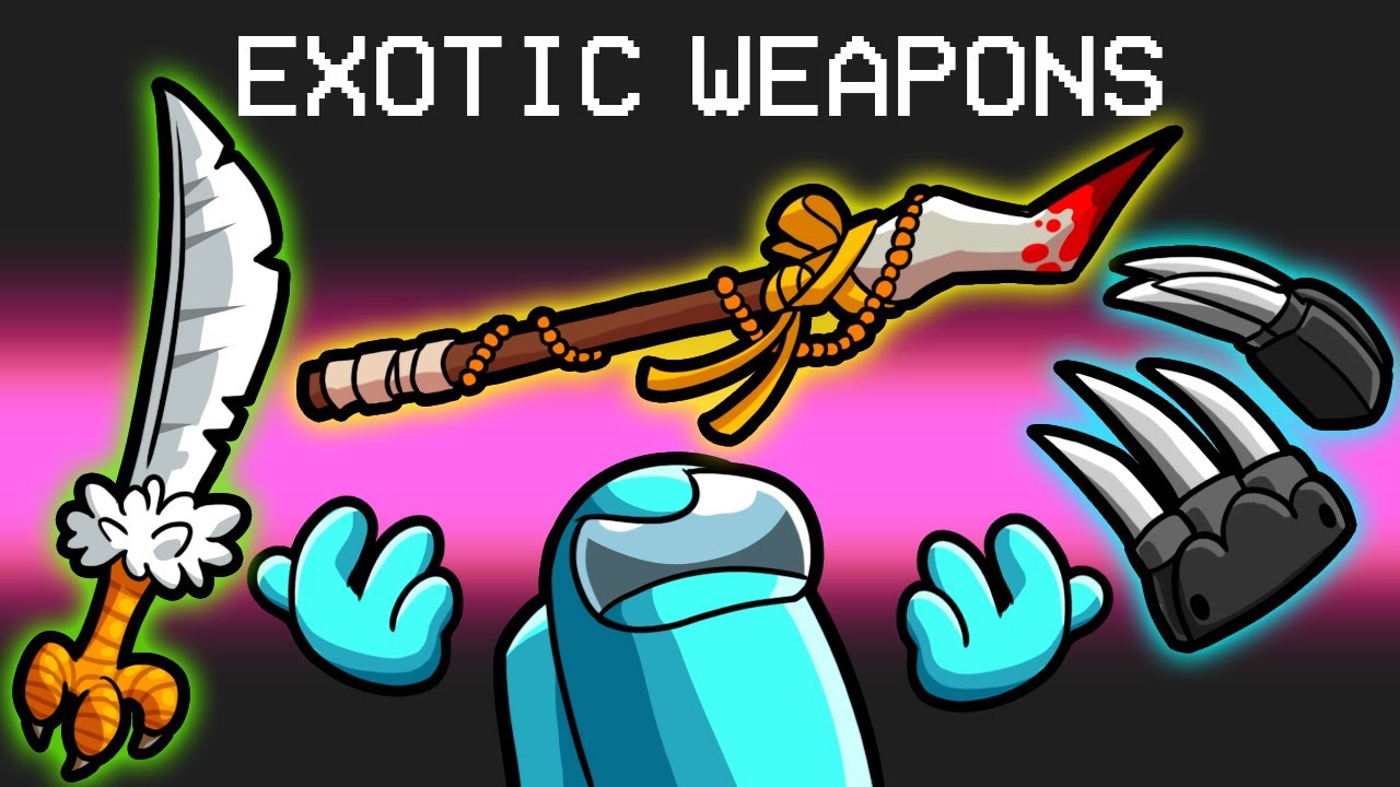 Exotic Weapons in Among Us - YouTube