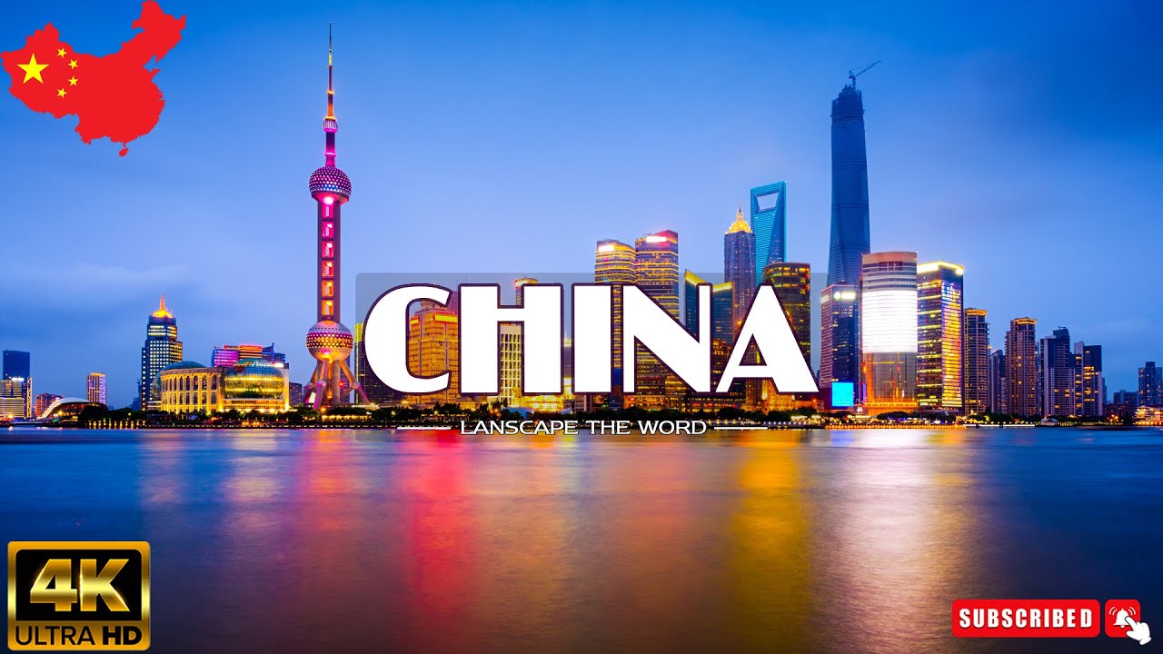 FLYING OVER CHINA (4K UHD) - Relaxing Music Along With Beautiful Nature ...