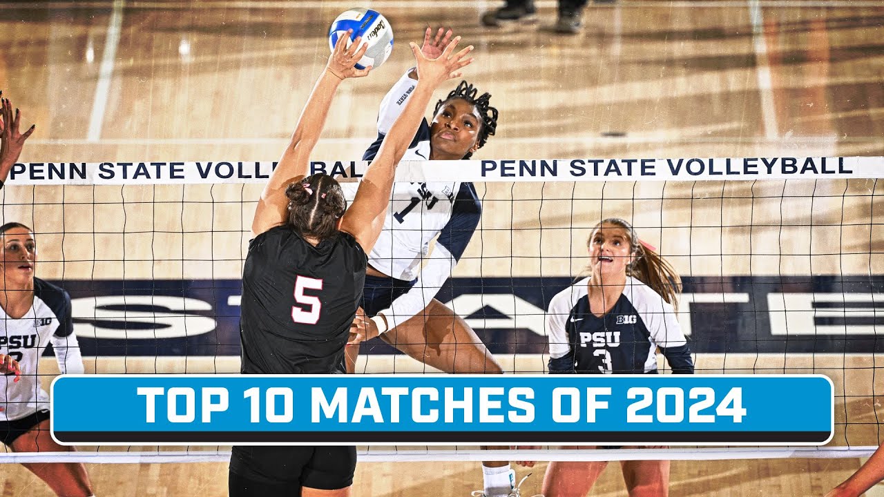 Emily Ehman's TOP TEN Matches of 2024 | Big Ten Volleyball - YouTube