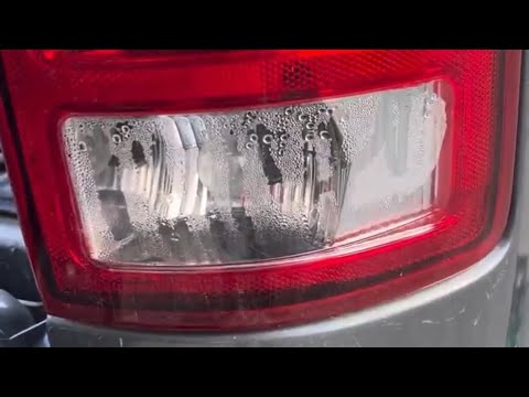 Removing moisture from tail light (quick fix) - YouTube