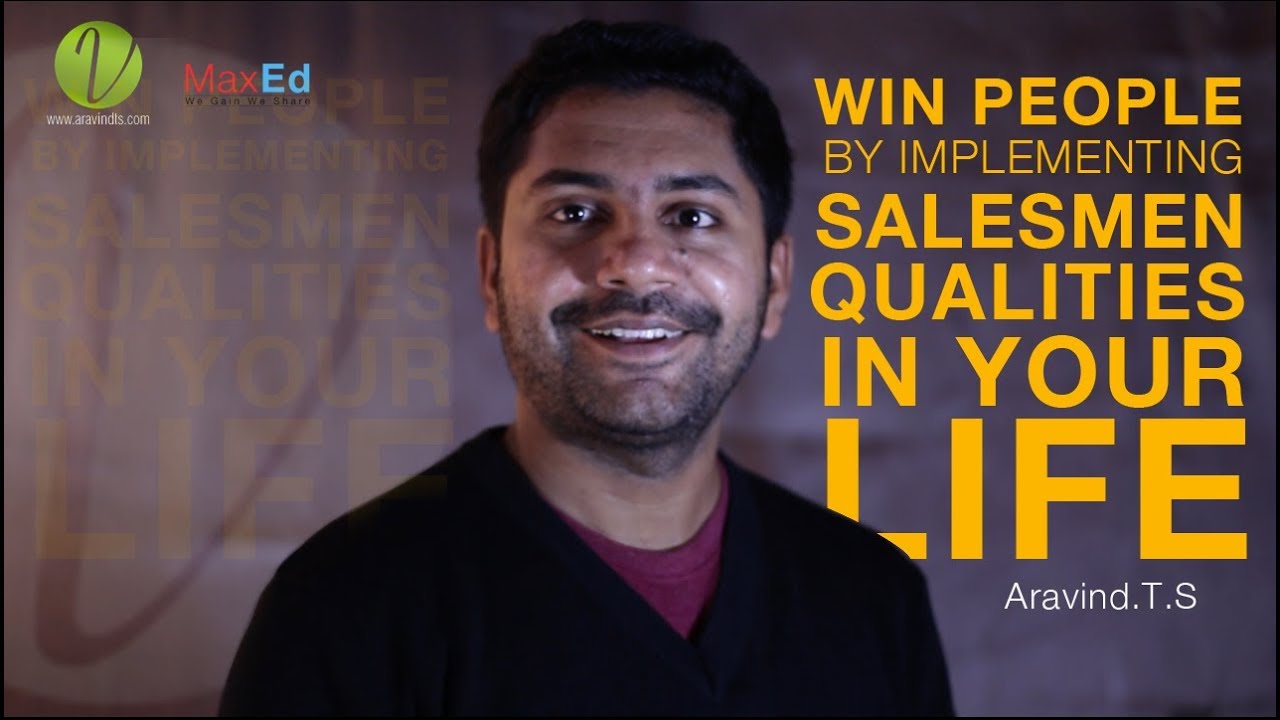 Importance of salesmen qualities in your life to win people - YouTube