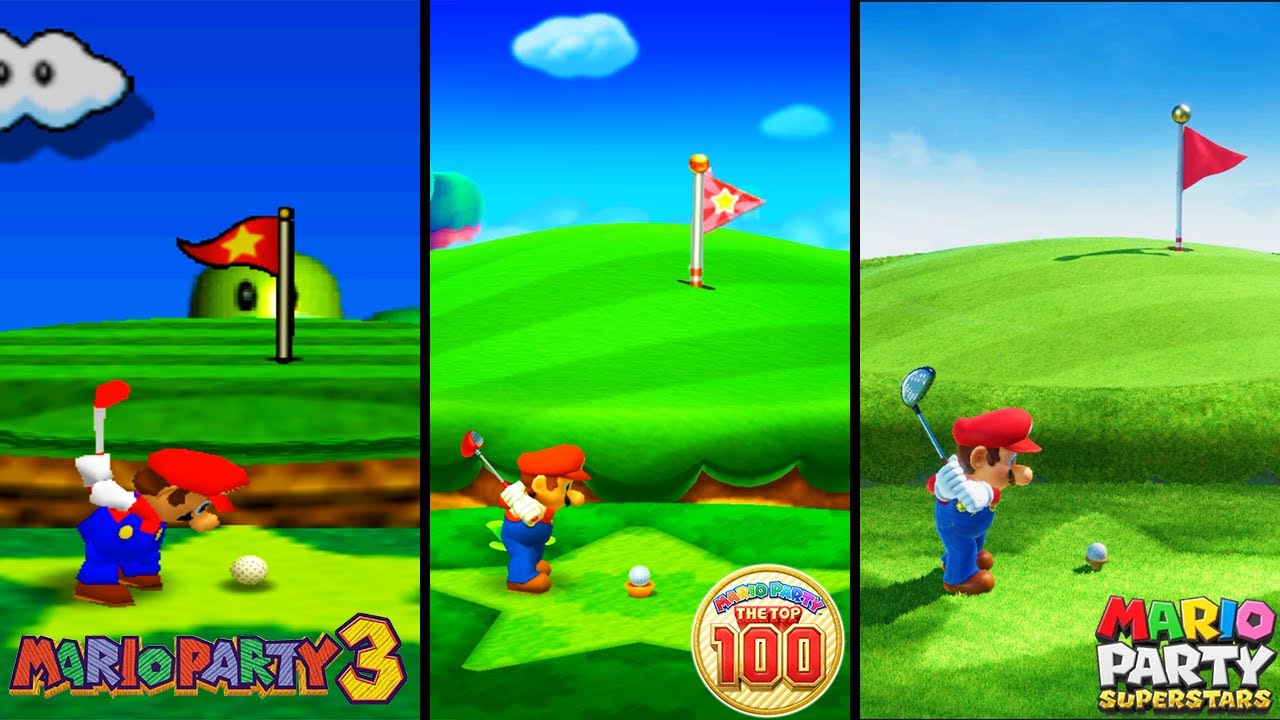 Evolution of Chip Shot Challenge Minigames in Mario Party (2000-2021 ...