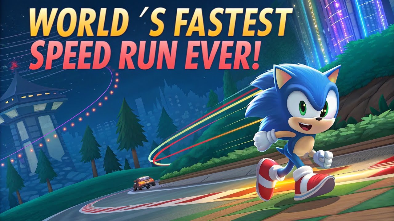 Sonic Dash World’s Fastest Speed Run Ever! - YouTube