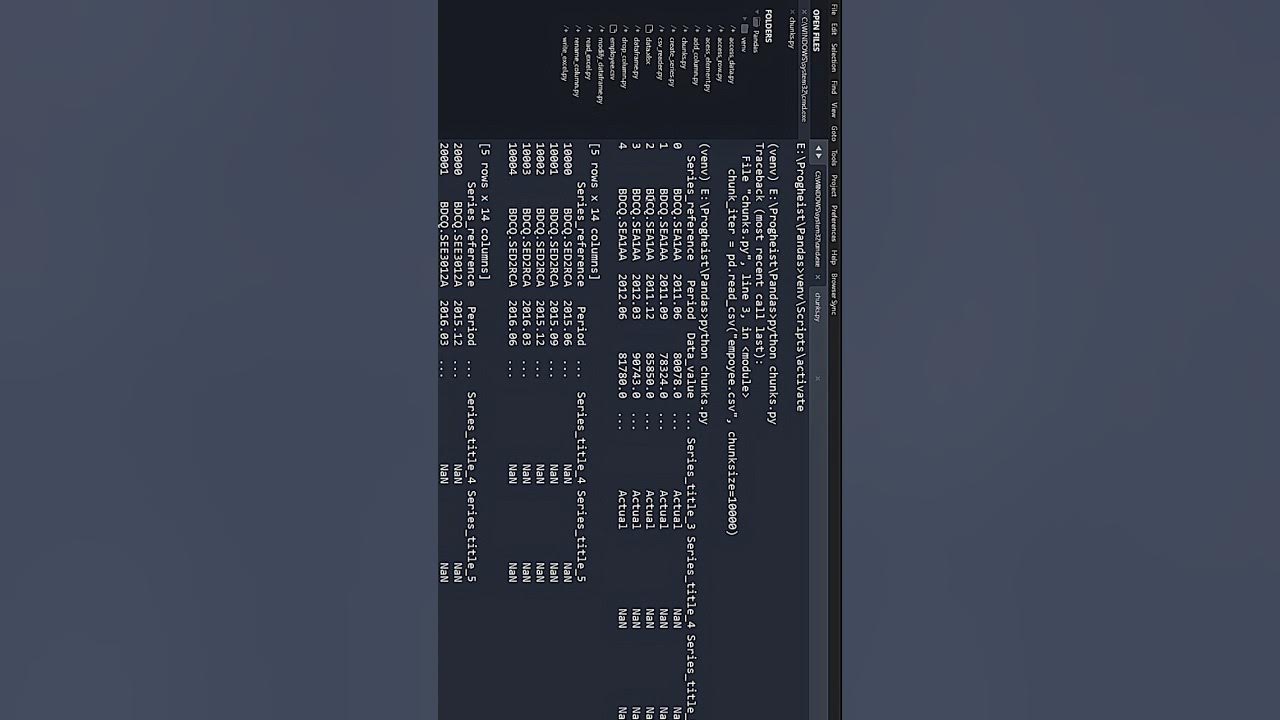 Handling Large Datasets In Pandas #python #coding - YouTube