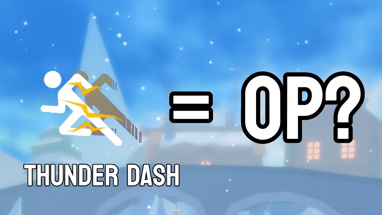 I USED THUNDER DASH IN BLADE BALL AND ITS... - YouTube