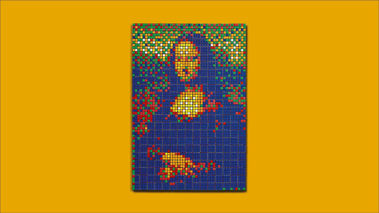 Invader : Rubik Mona Lisa, 2005 - YouTube