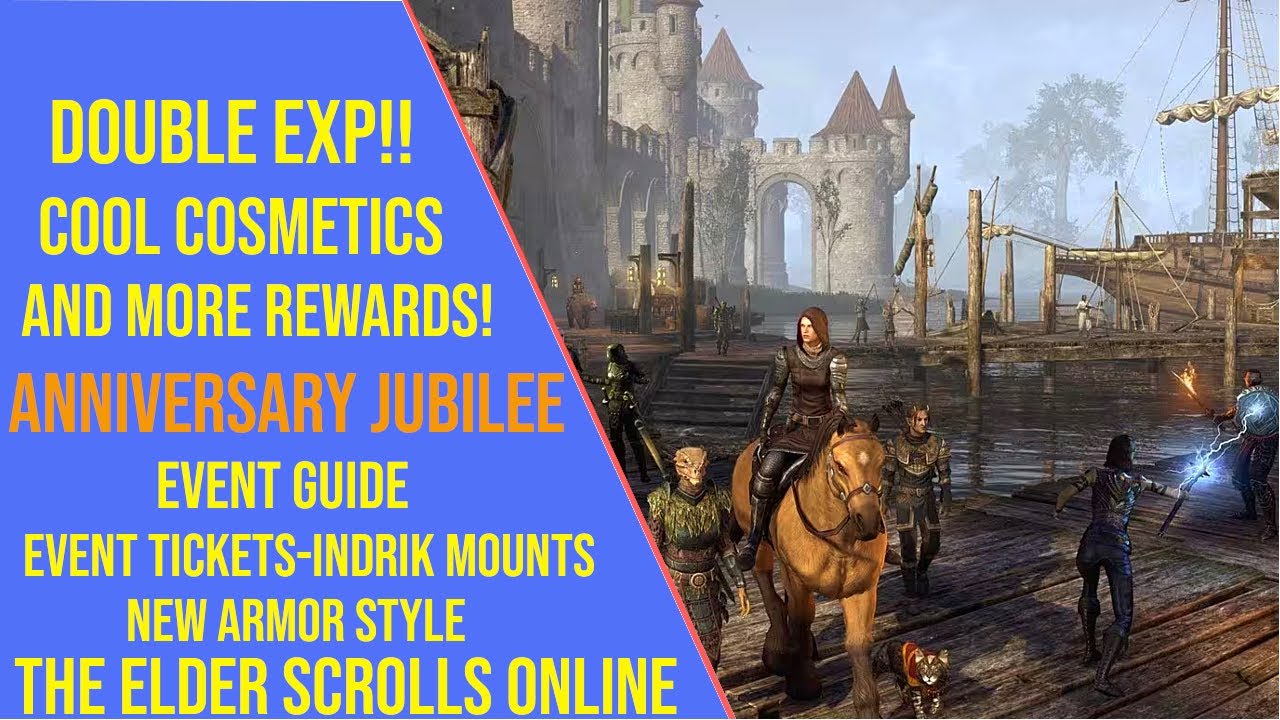 Earn Double EXP during the Anniversary Jubilee Event in ESO 2025 - YouTube