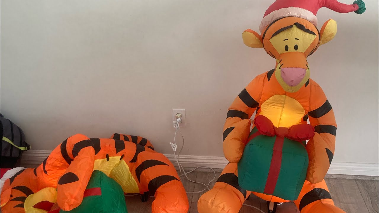 4 foot Tigger Inflatable Comparison - YouTube