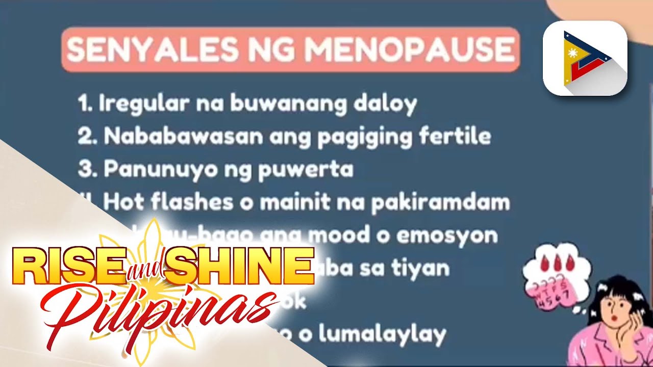 SAY NI DOK | Mga sintomas ng menopause - YouTube