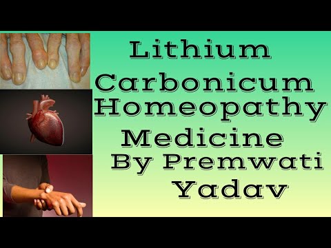 Lithium carbonicum Homeopathy medicine in hindi by Premwati Yadav - YouTube